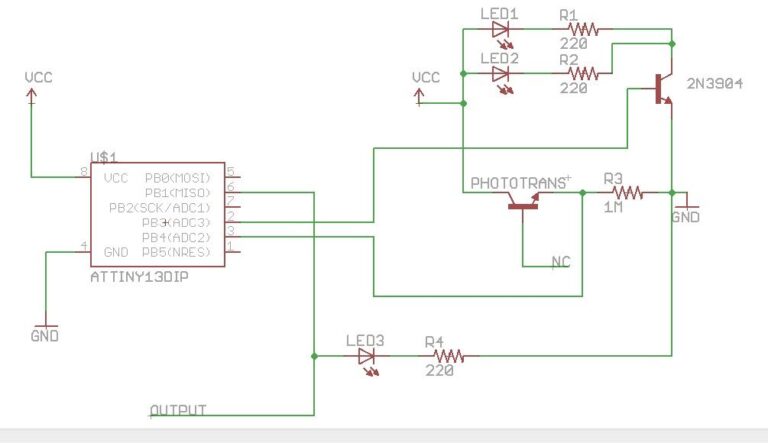 Make An Attiny13 Based Ir Proximity Sensor Using Arduino • Tech Projects 1370