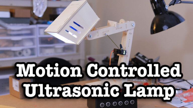 Motion Controlled Ultrasonic Lamp using Arduino • Tech Projects
